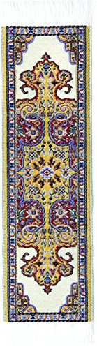 Oriental Carpet Bookmarks Urumchi - Authentic Woven Carpet - RUG BOOKMARKS - Beautiful, Elegant, Woven Cloth Bookmarks! Best Gifts for Men Women Adults Teens Teachers & Librarians!