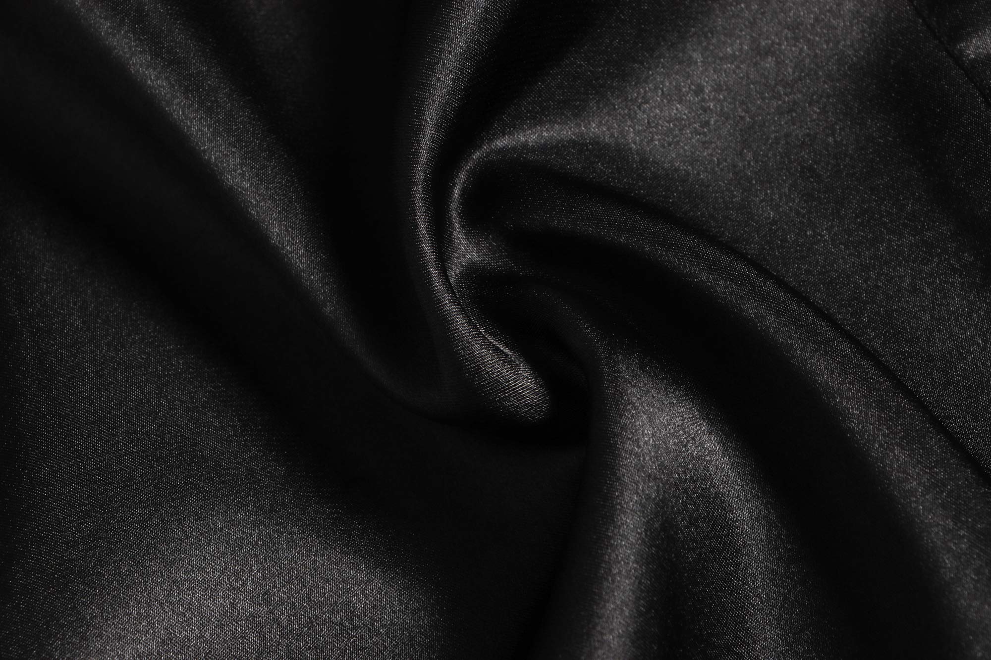 Women's Birthday Robes Queen Squad Silky Kimono Nightgown Spa Bathrobes Sleepover Party Dressing Gown Black