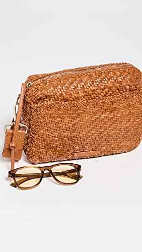 Loeffler Randall Women's Woven Camera Bag, Timber Brown, One Size