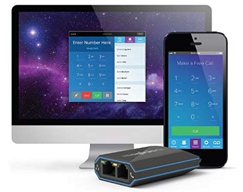 magicJack, New 2022 VOIP Phone Adapter, Portable Home and On-The-Go Digital Service. Unlimited Calls to US and Canada. NO Monthly Bill | Featuring magicIN™ & magicOUT™ Service