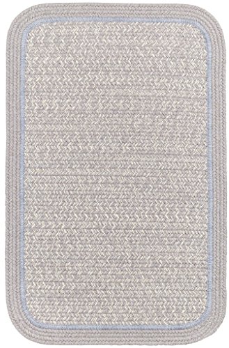 RRI Home Decor Harmony Braided Rug 4' x 6' Silver Mist