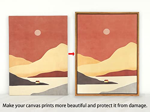 LTYHHK Floating Frame for 11x14 Inch Canvas Prints, 5/8-7/8” Deep Floater Frames for Canvas Paintings, Floating frame for Oil Prints, Diamond Painting,Paint by Numbers (LY1114)