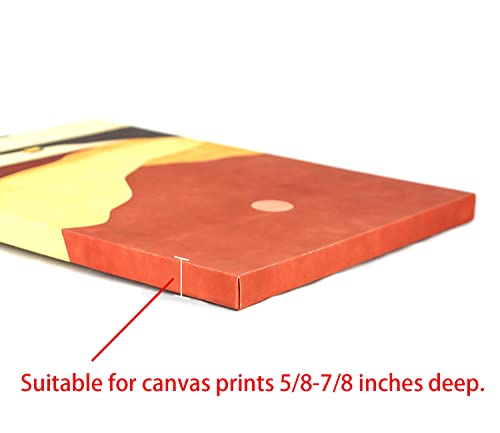 LTYHHK Floating Frame for 11x14 Inch Canvas Prints, 5/8-7/8” Deep Floater Frames for Canvas Paintings, Floating frame for Oil Prints, Diamond Painting,Paint by Numbers (LY1114)