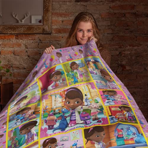 Fleece Sherpa Throw Blanket Doc Warm McStuffins Flannel Soft Bedding Quilt Winter Home Decor Room Essentials
