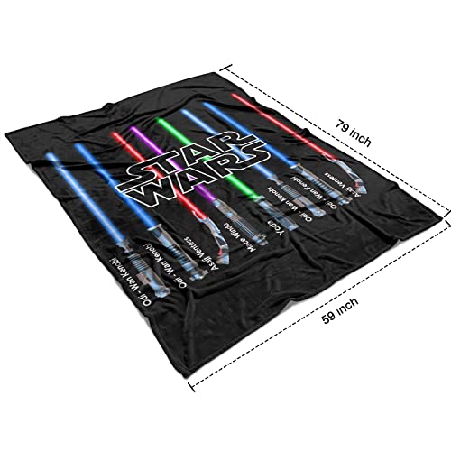 Classic Soft Warm Space Movie Blanket Lightweight Cozy Throw Blankets for Couch Flannel Blanket Throw for Kids Adult 60X80Inch