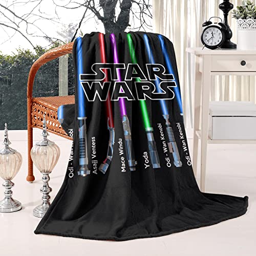 Classic Soft Warm Space Movie Blanket Lightweight Cozy Throw Blankets for Couch Flannel Blanket Throw for Kids Adult 60X80Inch