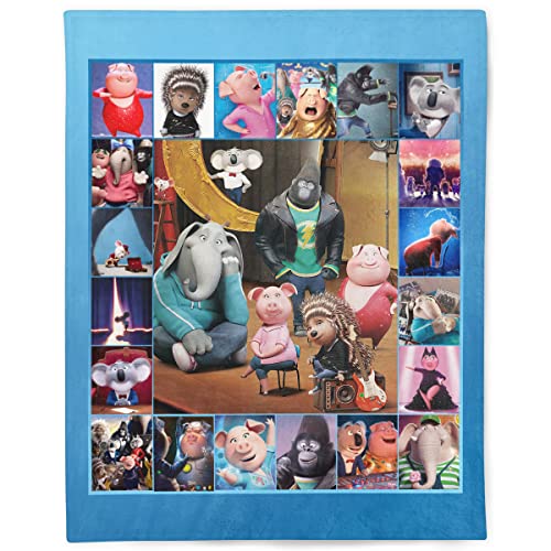 AdrianSantiag Throw Sherpa Fleece Blanket Sing Quilt Warm Soft Flannel Bedding Winter Home Decor Room Essentials, 30x40in, 50x60in, 60x80in
