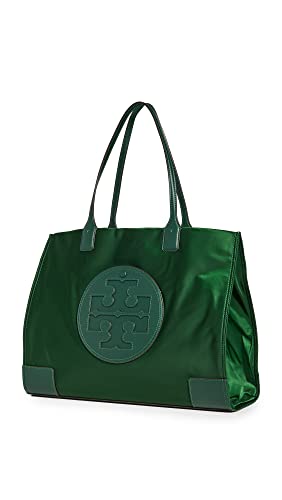 Tory Burch Women's Ella Tote, Dark Foliage, Green, One Size