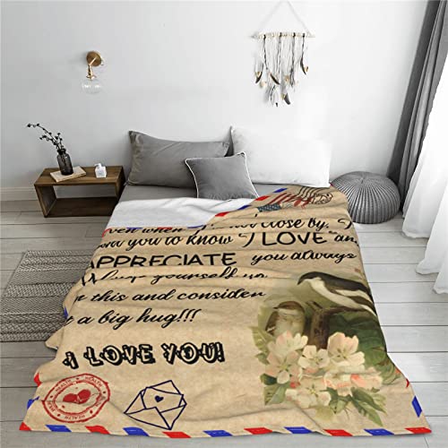 AJIIUSV Uncle Gifts Throw Blanket from Niece Nephew to Uncle Fathers Day Blankets for Uncle Thanksgiving Birthday Gifts Blankets 50"x60"