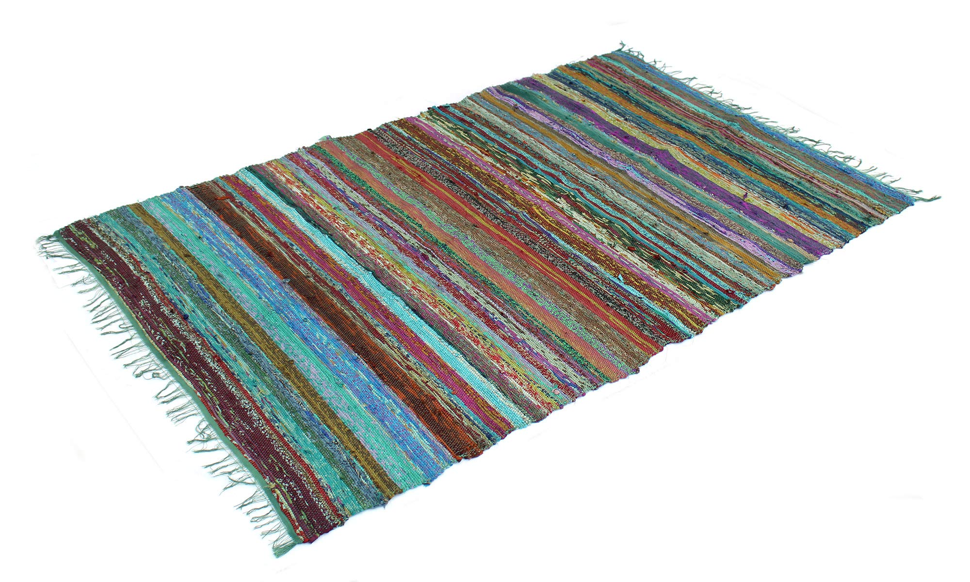 Handmade Braided Chindi Rug, Rag Rug, Area Rug, Carpet Rug, Runner Rug 3x5 Foot, 4x6 Foot, 5x7 Foot (4x6 Foot)