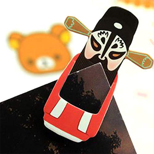 NHW 35Pcs Exquisite Chinese Classical Beijing Peking Opera Mini Facebook Bookmarks Creative Stationery Set Best Gift for Student (7)