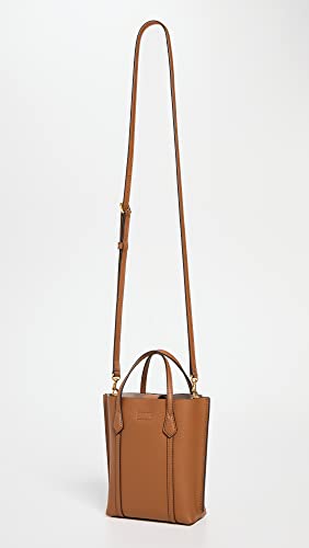 Tory Burch Women's Perry Mini Tote, Light Umber, Brown, One Size