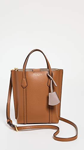 Tory Burch Women's Perry Mini Tote, Light Umber, Brown, One Size
