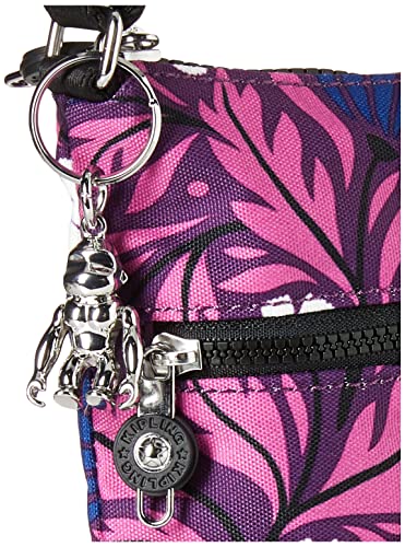 Kipling Womens WomenÂ’s Keiko Mini Bag, Lightweight Adjustable Purse, Durable Nylon Shoulder Sling Crossbody Bag, Artistic Floral, 8.25 L x 9 H 0.75 D US