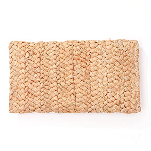 COOIENT Women's Straw Shoulder Crossbody Bag Summer Woven Purse Beach Straw Envelope Clutch Wallet for Women