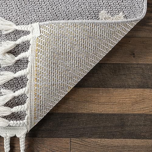 nuLOOM Journee Rocket Ship High-Low Kids Tasseled Area Rug, 4x6, Multi