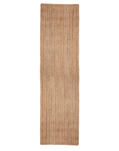 2x3, 2x4, 2x5, 2x6 Ft, 100% Natural Jute Runner Rug - Bohemian Jute Rug, Jute Runner Rug, Natural Fiber Runner Rug, Jute Braided Rug, Boho Decor Rug, Custom Size Rug (2x3 Ft, Area Rug)