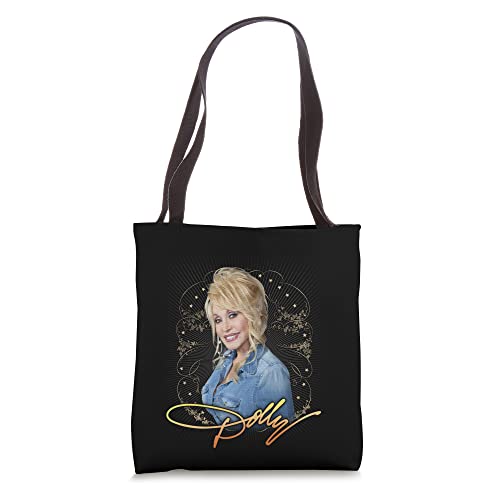 Dolly Parton Denim Smile Tote Bag