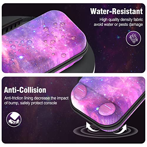 Carrying Case Compatible with Nintendo switch OLED/Switch Console, Hard Shell Protective Portable Switch Carry Case Travel Bag with Pockets for Accessories and with 20 Games storageā¦