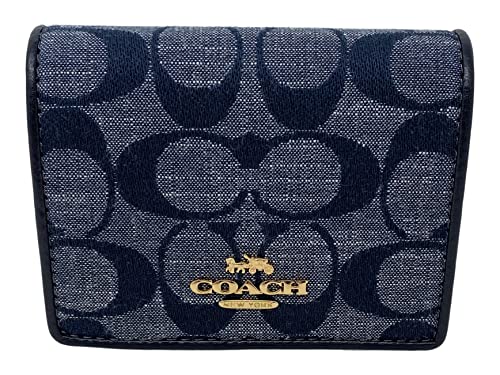 Coach Mini Wallet on a Chain in Signature Chambray Style No. C8667