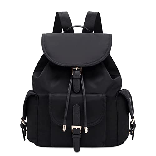 Backpack Purse for Women,Multipurpose Large Capacity Oxford Shoulder Bag,for Outdoor Travel Shopping Sport (Color : Black)
