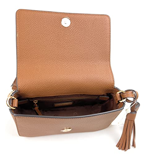 Tory Burch Thea Web Flap Crossbody Women's Bag (Moose)