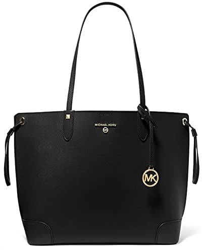 MICHAEL MICHAEL KORS Women's Edith Large Saffiano Leather Tote Bag Black