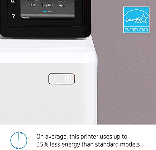 HP Color Laserjet Pro M255dw Wireless Laser Printer-Remote Mobile Print, Auto Duplex Printing,22 ppm, 250-Sheet,Compatible with Alexa, White- WULIC Printer Cable.