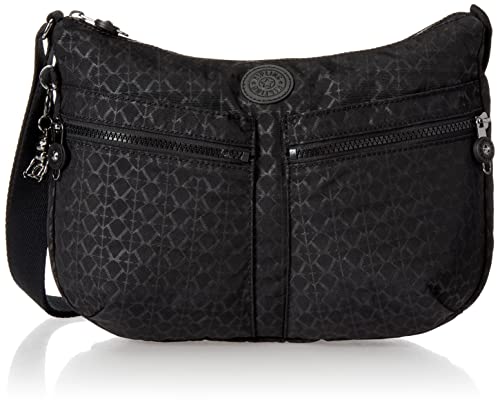 Kipling Womens WomenĆās Izellah Crossbody Bag, Super Light Everyday Purse, Nylon Shoulder Bag, Signature Emb, 13 L x 9 H 4.75 D US
