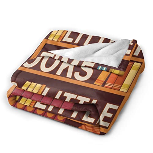 BUUGVIIL Book Lovers Gifts Blanket Reading Gift for Bookish Bookworms Book Lovers Club Librarian Throw Blankets Throws 50*60 in