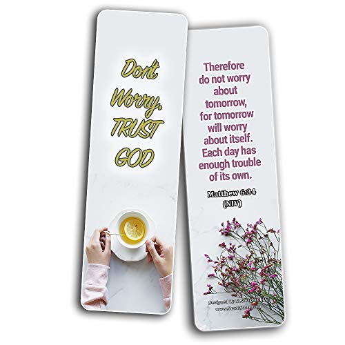 Devotional Bible Verses for Women Bookmarks (60 Pack) - Perfect Giveaways for Sunday School and Ministries Designed to Inspire Women