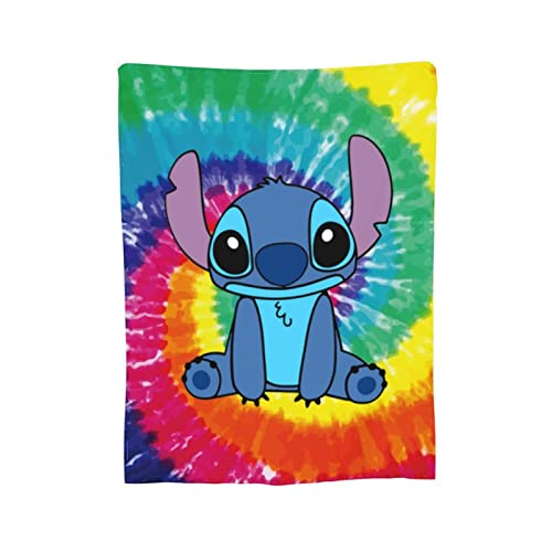 Ultra-Soft Throw Blanket Fleece Lightweight Blanket Sofa Comfort Warm Flannel Blanket for Bed Living Room for Adults Kids 50"X40"