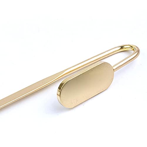 Milageto Swan Neck Bookmark Smooth Hook Handmade for Crafting Cute for Gift, Gold
