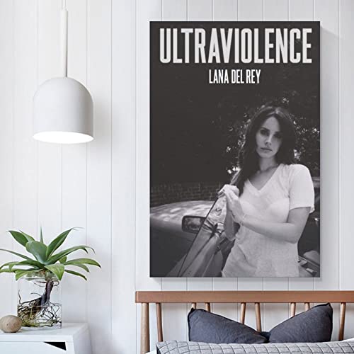QIUFENG Qiufeng2015 3 Panel Hanging Posters Vertical Ultraviolence Lana Del Rey Unframe-Style 12x18inch(30x45cm)