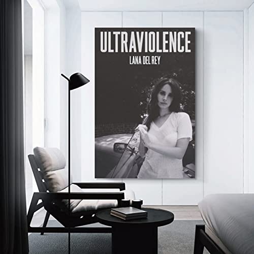 QIUFENG Qiufeng2015 3 Panel Hanging Posters Vertical Ultraviolence Lana Del Rey Unframe-Style 12x18inch(30x45cm)