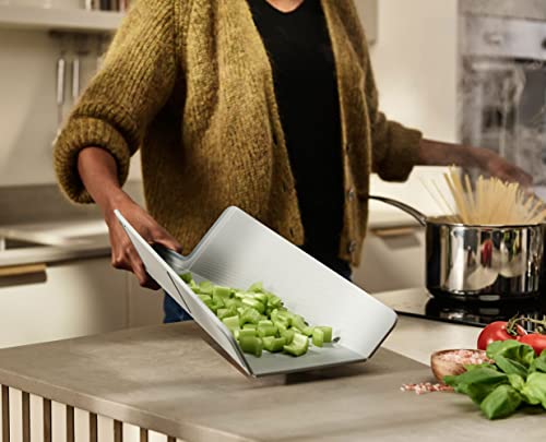 Joseph Joseph Chop2Pot Plus Folding Chopping Board (Regular) - Pale Blue Medium
