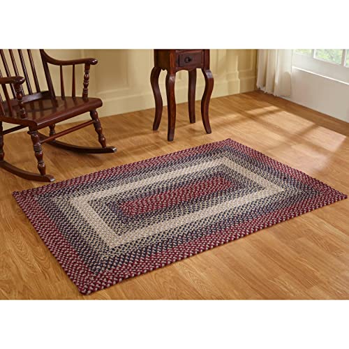 Better Trends Woodbridge Braid Collection is Durable, Mildew and Moisture Resistant Reversible Indoor Area Utility Rug 100% Wool in Vibrant Colors, 20" x 30" Rectangle, Green