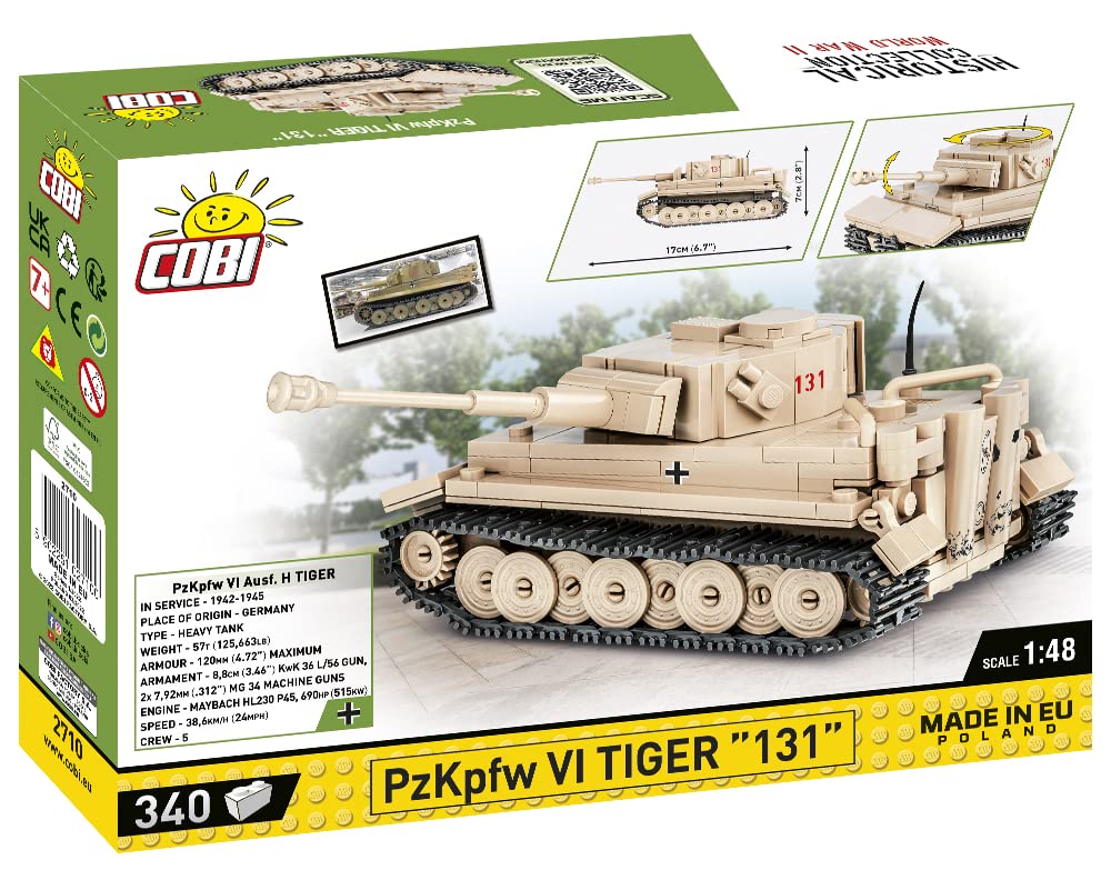 COBI Historical Collection Panzer VI Tiger 131" Tank