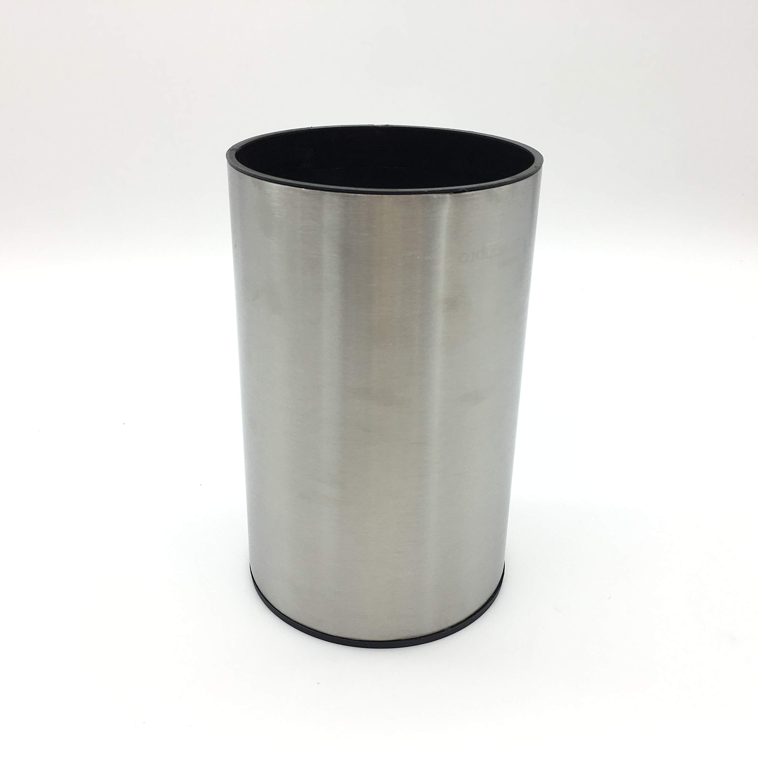 Stainless Steel Kitchen Utensil Holder, Kitchen Caddy, Utensil Organizer, Round Shape Utensils Crock, 7" by 4.3" (utensils not included)