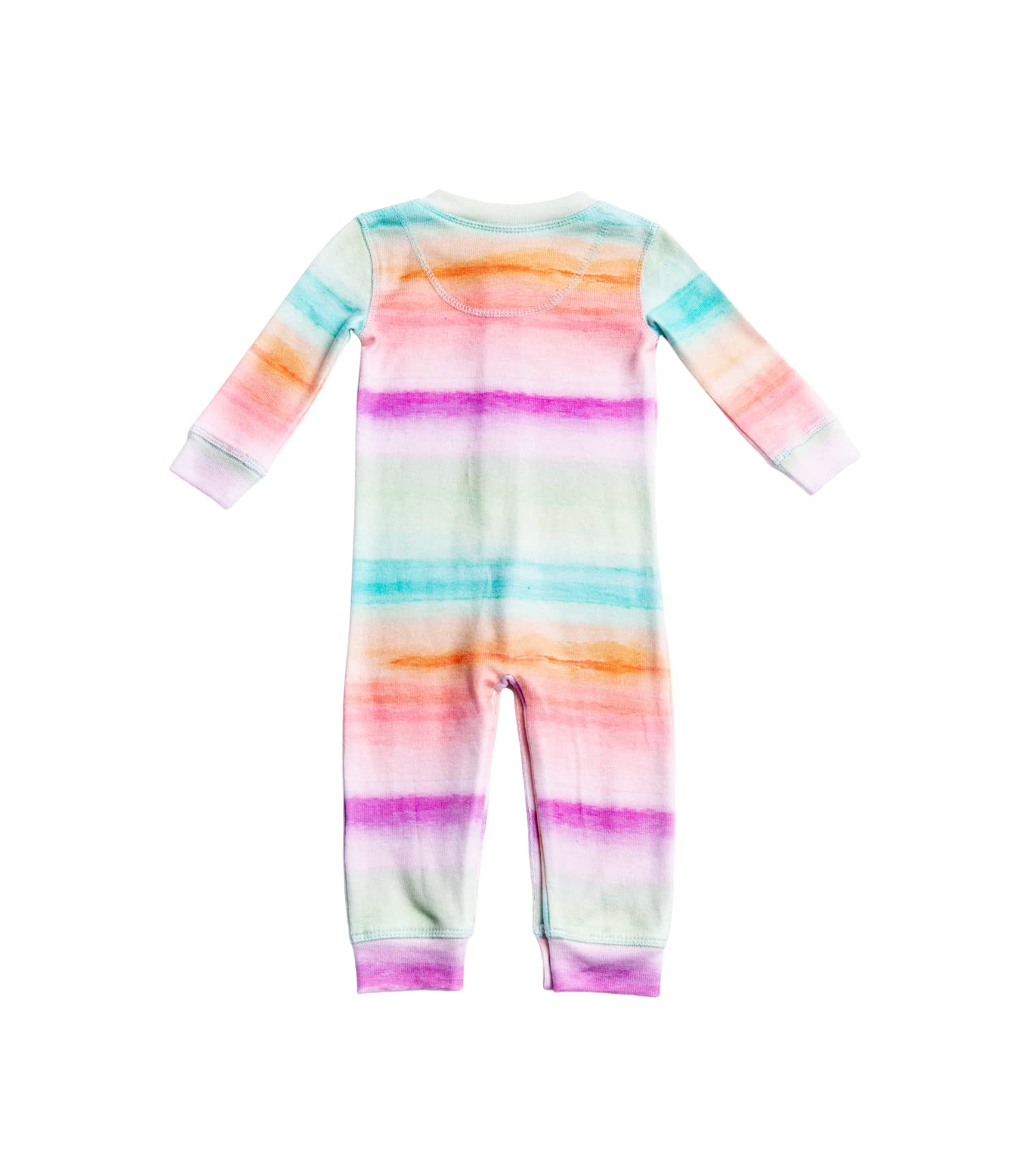 PJ Salvage Kids Baby Girls' Sleepwear Long Sleeve Peachy Romper Pj Sets, Multi, 6-12 mo