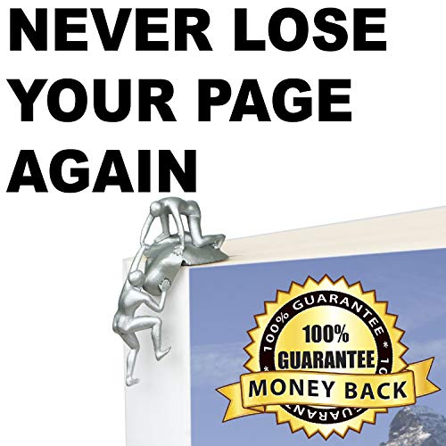 Cliffhangers Bookmark Novelty Gift Idea Inspirational Quote Cliff Hanger Climber Book Page Mark - Helping
