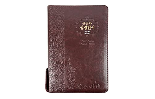 Big Letter Korean Bible Middle size zipper Index ķ°źøģ ģ±ź²½ģ ģ ģ“ģ½ ģģ°¬ģ”ź° ģ§ķ¼ ģģø ģ¤ ģ¬ģ“ģ¦