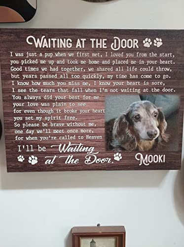 Custom Canvas Bereavement Gift | Dog Memorial Gift | Remembrance Gift | Sympathy Gift | Personalized Gift | Dog Gift | Memorial Gift | Pet Loss Gifts Custom Size