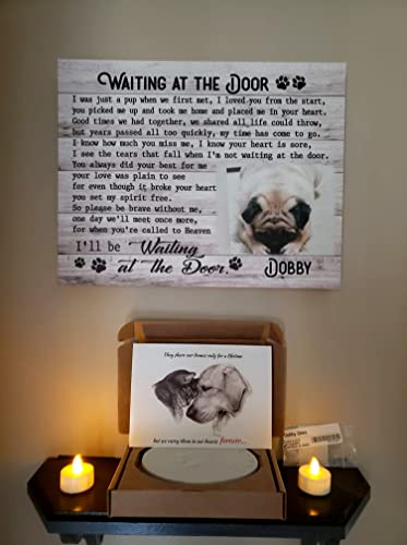 Custom Canvas Bereavement Gift | Dog Memorial Gift | Remembrance Gift | Sympathy Gift | Personalized Gift | Dog Gift | Memorial Gift | Pet Loss Gifts Custom Size