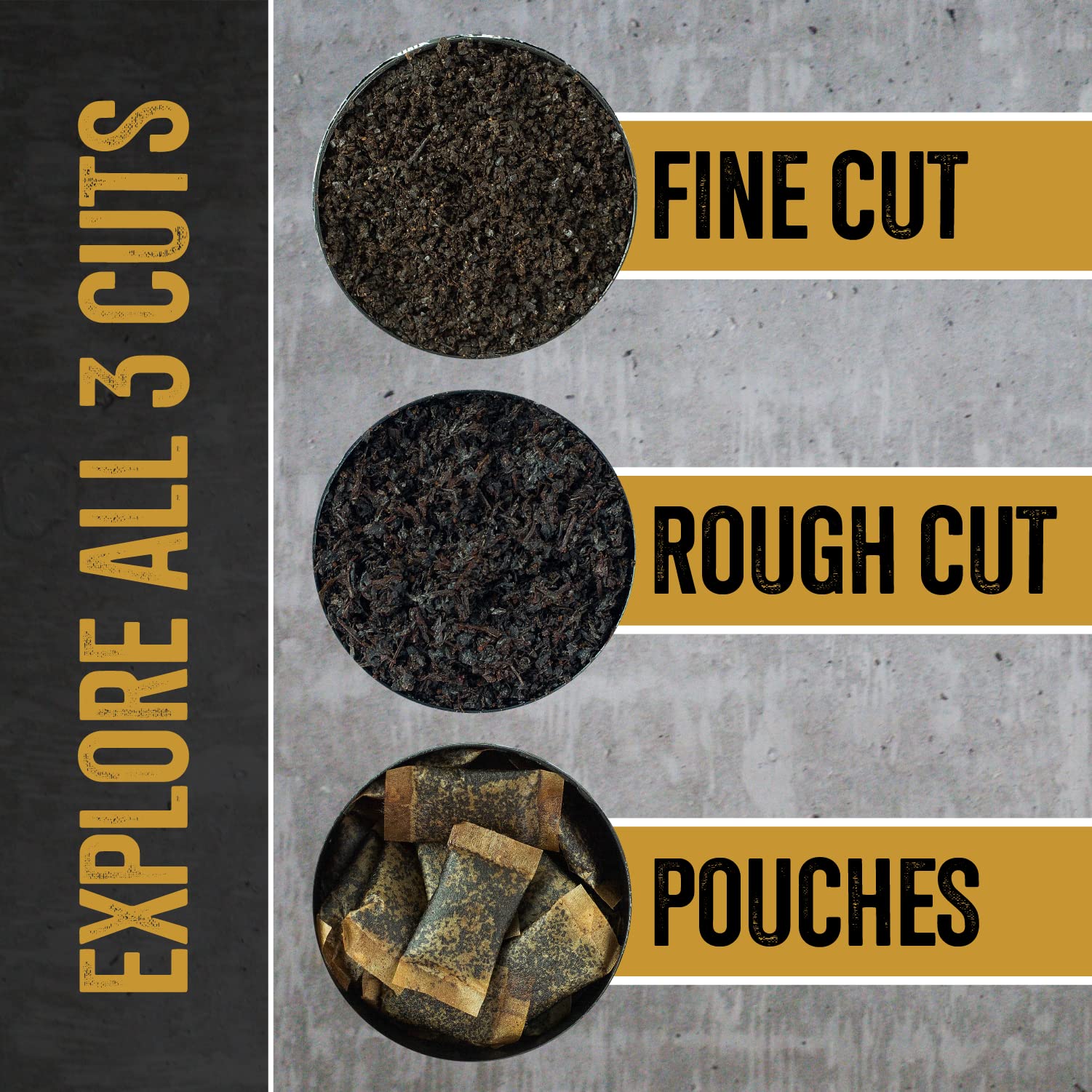 BaccOff, Sample Pack No Tobacco Dip, No Nicotine Smokeless Alternative Snuff Tea & Coffee (Pouches, Fine Cuts & Rough Cuts), 16 Individual Samples