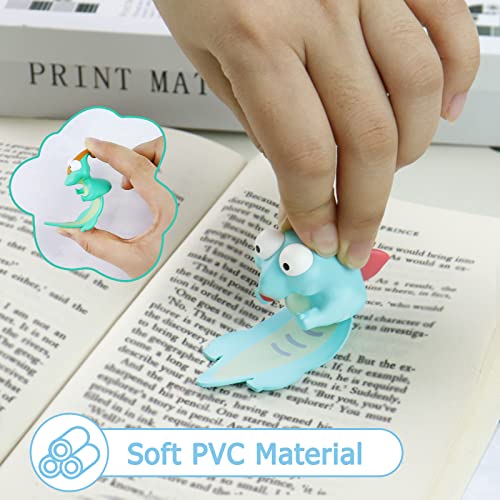 3D Bookmarks, Funny Dinosaur Bookmarks,Cartoon Animal Bookmarks, Book Marks for Kid, Students and Reading Lovers(Tyrannosaurus rex)
