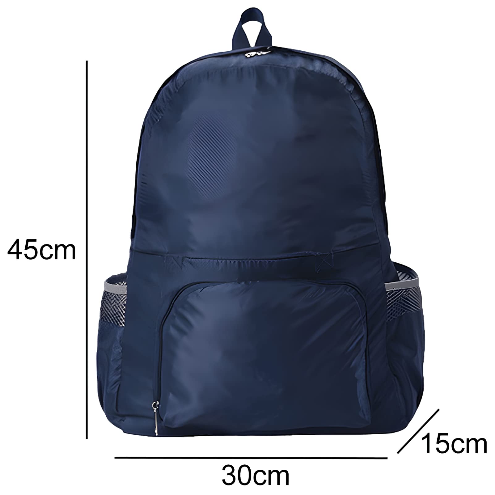 Anopo Unisex Men Women Folding Backpack 20L Lightweight Rucksack Water Resistant Small Packable Daypack for Outdoor Sports Travel Hiking Camping Blue
