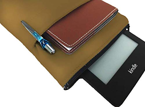 Peanut Brown Book Sleeve - Book Cover for Hardcover and Paperback - Book Lover Gift - Notebooks and Pens Not Included
