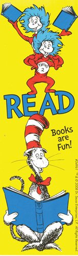 Dr. Seuss Cat In the Hat "READ Books are Fun!" Bookmarks Pack of 200