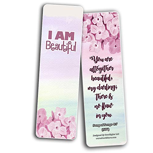 Devotional Bible Verses for Women Bookmarks (12 Pack) - Collection of Inspiring and Motivational Bible Verses and Quotes for Women